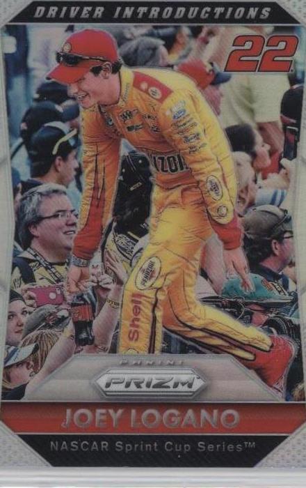 2016 Panini Prizm NASCAR - Driver Introductions Joey Logano #77 Silver ...