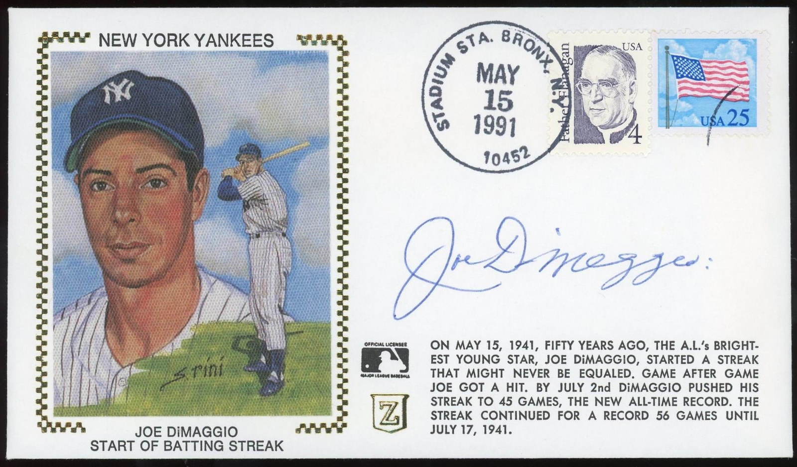 Joe Dimaggio | Autographed Baseball Memorabilia & MLB Merchandise