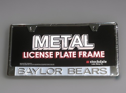Baylor Bears Glossy Print Metal License Plate Frame (Licensed Product ...