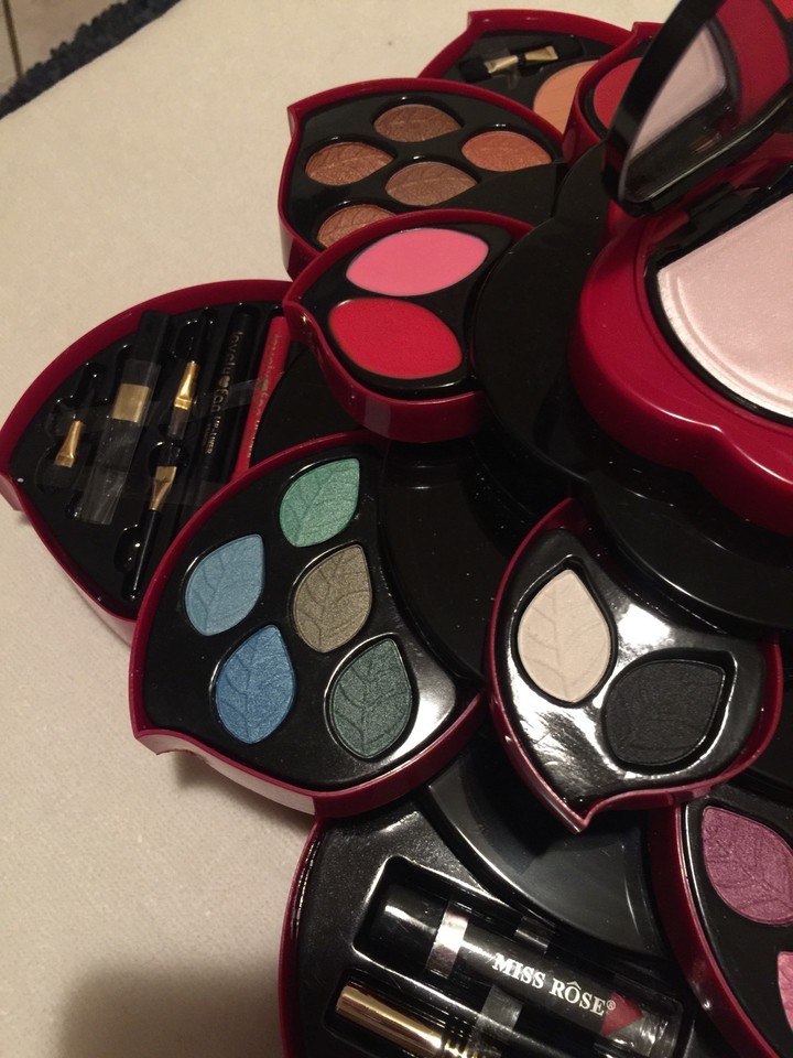 Miss Rose Ultimate Color Make Up Kit Set Opens As A Rose. USA SELLER | eBay