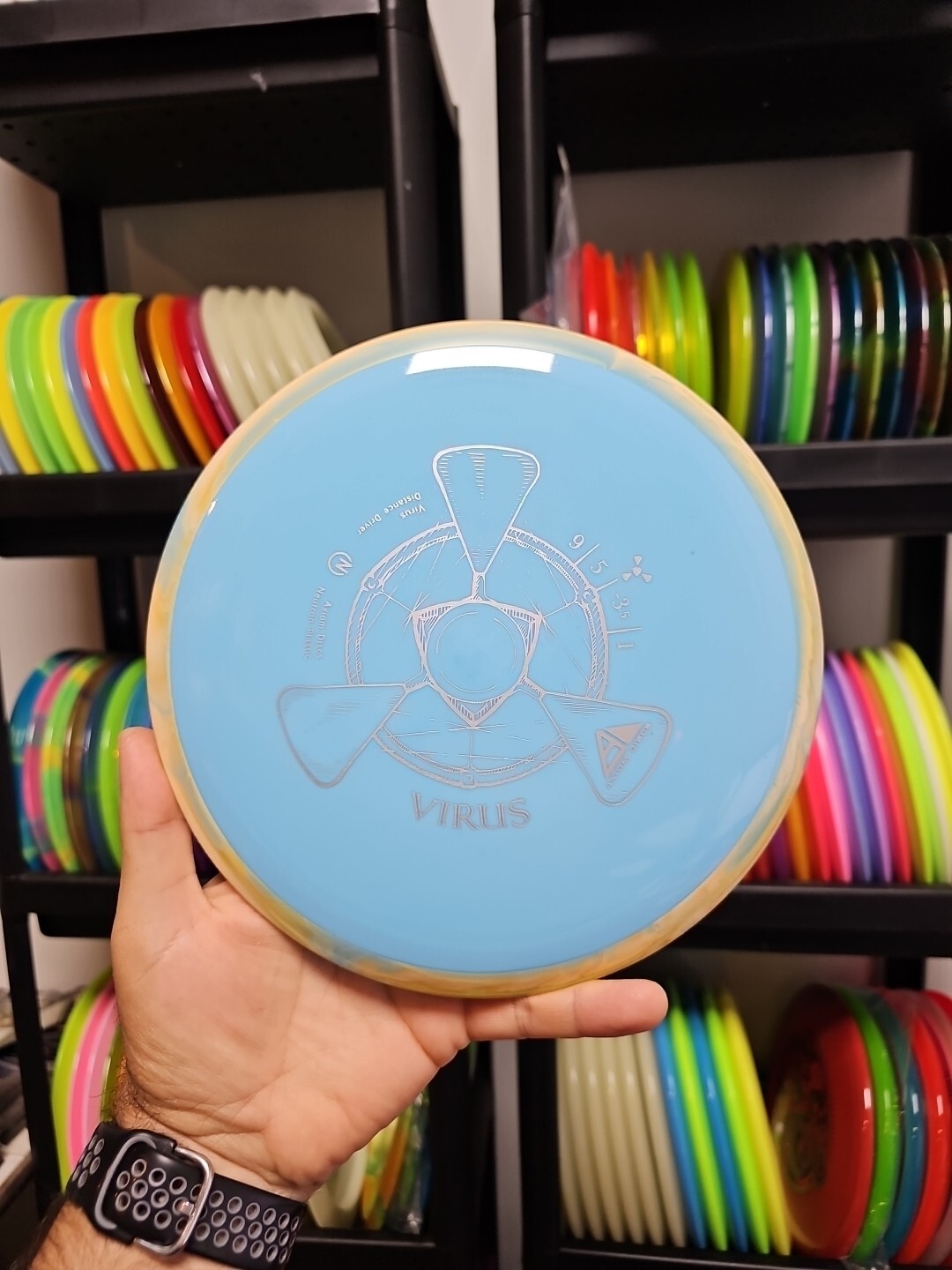 Axiom MVP Discs Neutron Virus 162g #1 Disc golf Driver | eBay