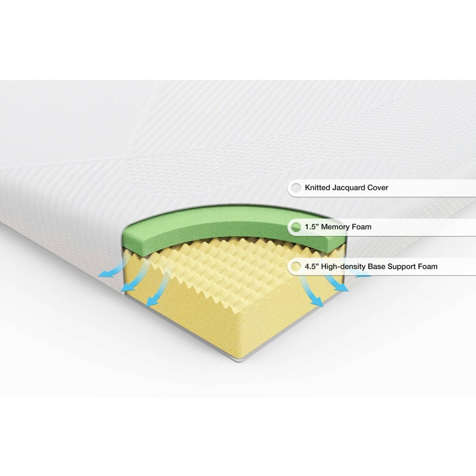 6 inch Memory Foam Mattress Full Size Bed Cool Firm Sleep NEW Spa ...