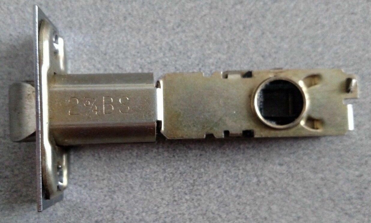 SCHLAGE SPRING LATCH TUBULAR LOCK 2 3/4" BACKSET US26D LOOK CAREFULLY ...