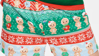 PETER ALEXANDER Mens Gingerbread Shorts Size M NWT | eBay Australia