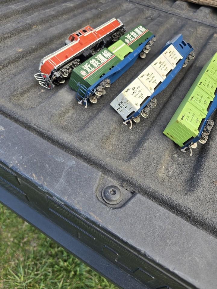 Japanese STEEL DIESEL LOCO HO Train Set Lima ? Kato ? Tomix ? READ W2 ...