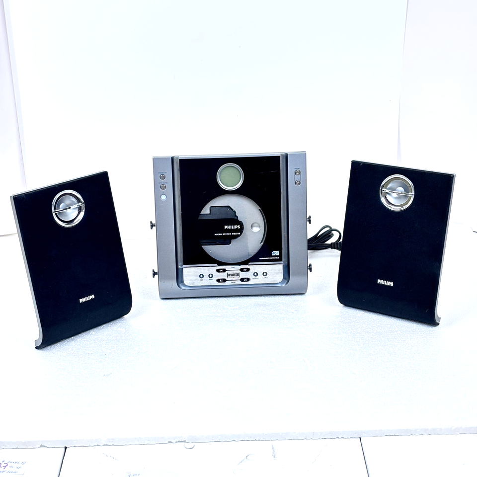 Philips Micro System MC235B FM/AM CD Player Wall Mountable w/ Remote ...