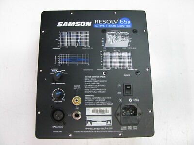 SAMSON RESOLV65A AMPLIFIER PLATE | eBay