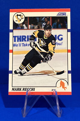 1990-91 Score Mark Recchi Rookie Card #186 Pittsburg Penguins RC🔥📈 | eBay
