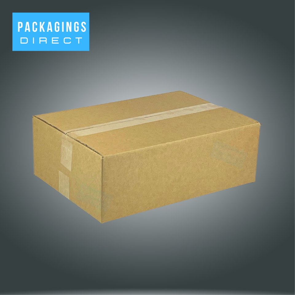 Mailing Box 430 x 305 x 140mm Shipping Carton Brown RSC BX4 B4 Size | eBay