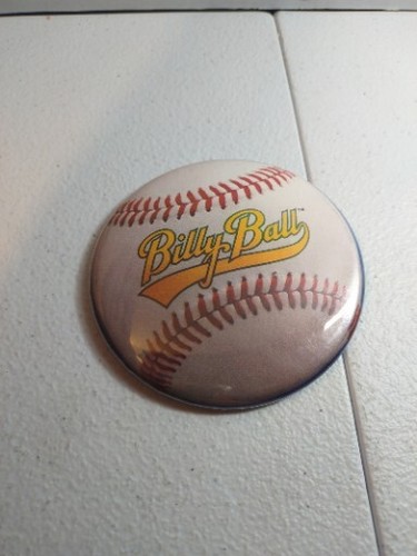 Oakland Athletics "BILLY BALL" Billy Martin Vintage 3" Pinback Button ...