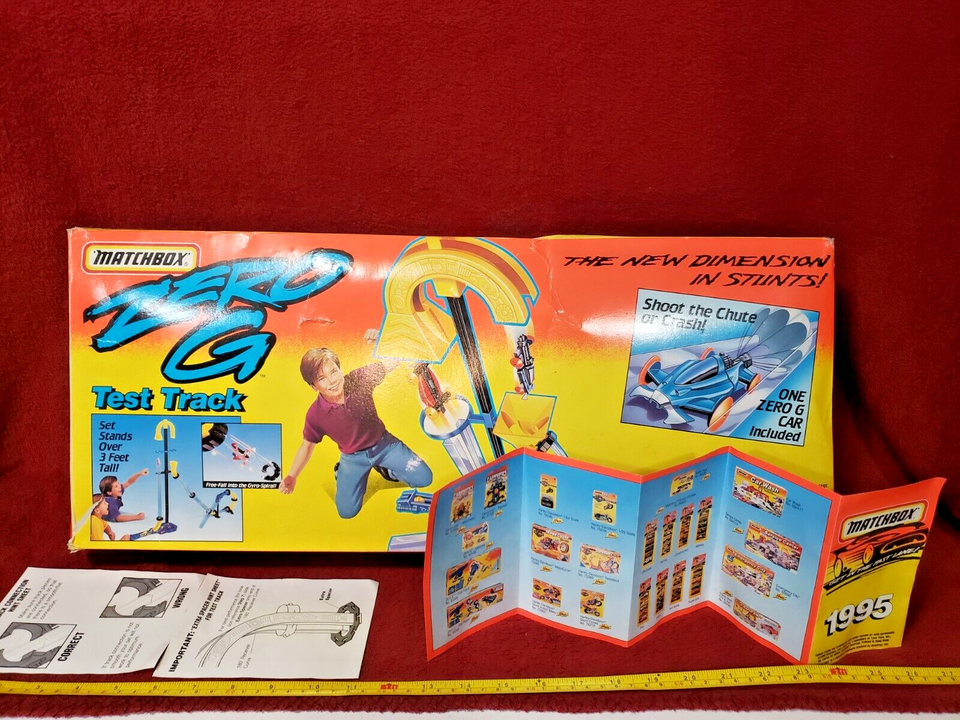 1994 Tyco Matchbox Zero G Test Track #40300 Includes Zero G Car (NO ...