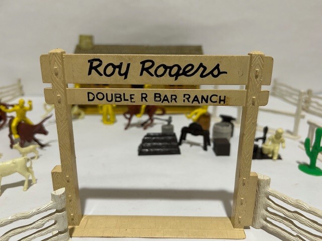 Vintage Marx Roy Rogers Double R Bar Ranch Set Incomplete | eBay