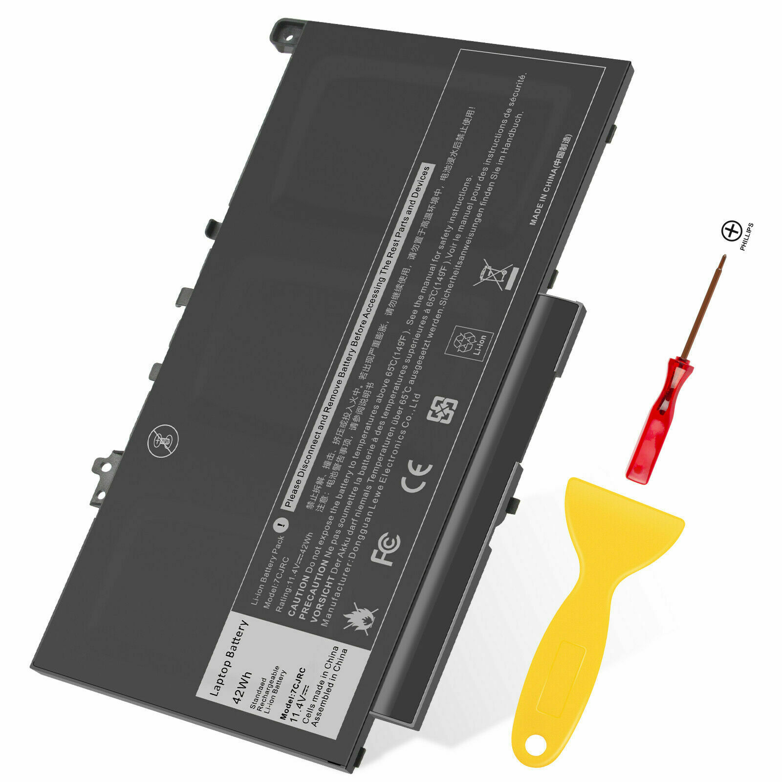7CJRC Battery For Dell Latitude 7470 7270 E7470 E7270 Series KNM09 ...