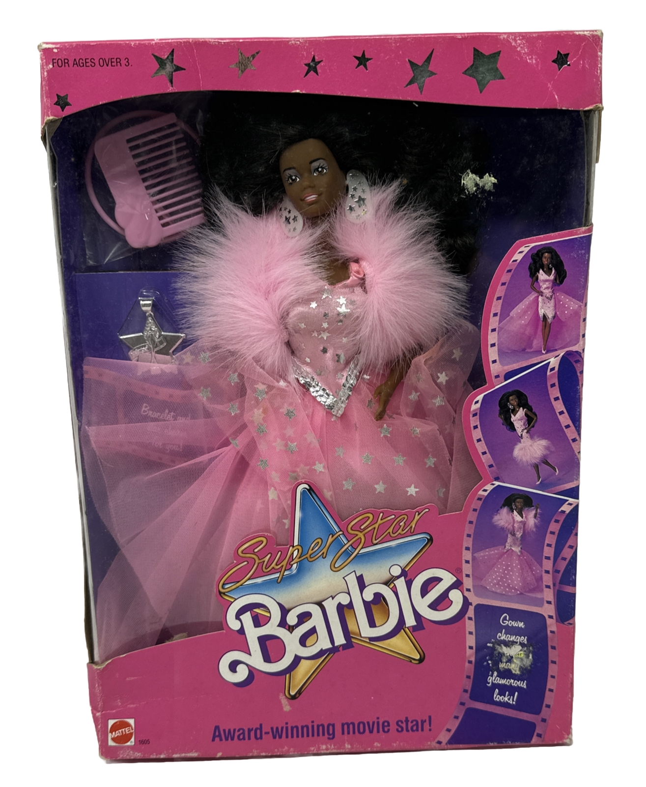 1988 Mattel Super Star Barbie doll #1605 African American NRFB ...