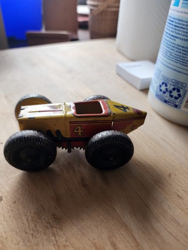 Vtg Marx Tin Litho Wind-Up Boat Tail Midget Racer Race Car #4 | eBay