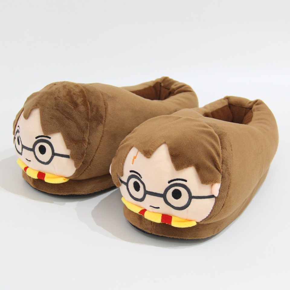 Anime Cartoon Plush Slippers Autumn Winter Men Women Adult Slipper ...