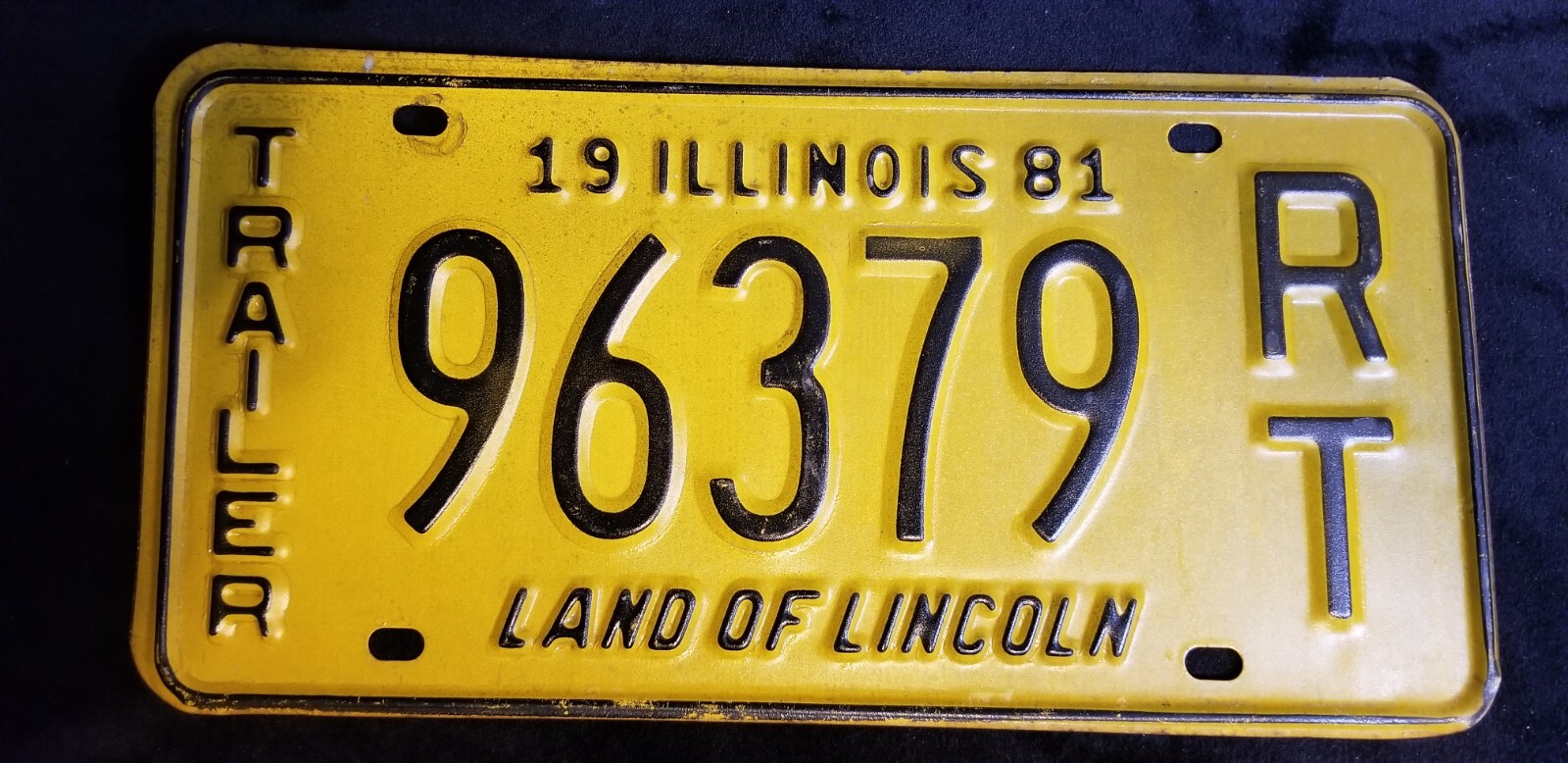 1981 Illinois Trailer license plate. 96379 RT | eBay