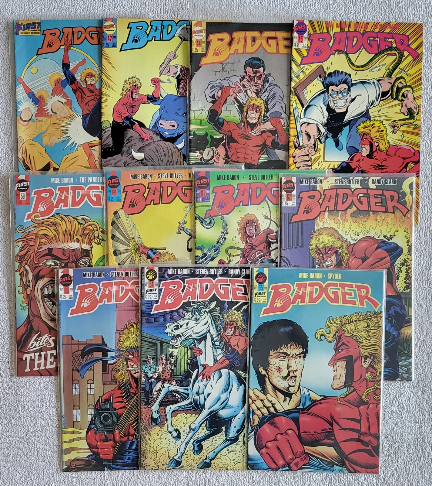 First Comic Books....Badger 11 Book Lot, 1987-1990, Very Good Condition ...