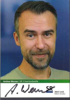 Autogramm Andree Werner Moderator Saarlandwelle | eBay.de