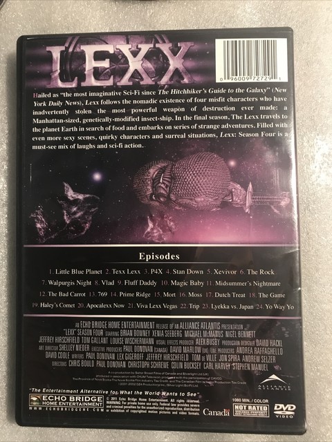 Lexx: The Complete Fourth Season (DVD, 2012, 3-Disc Set) for sale ...
