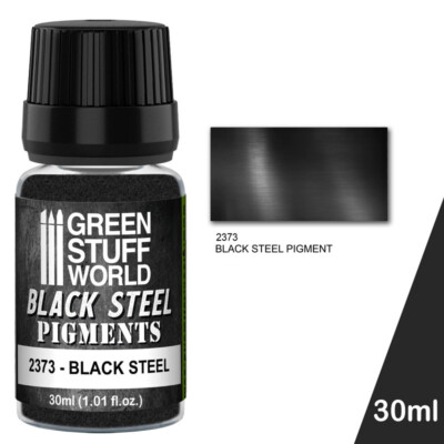 Black Steel Pigment Hobby Effect | Green Stuff World Modelling Pigments ...