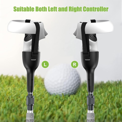 Adjustable Length VR Golf Club Handle Compatible for Oculus-Quest 2 ...