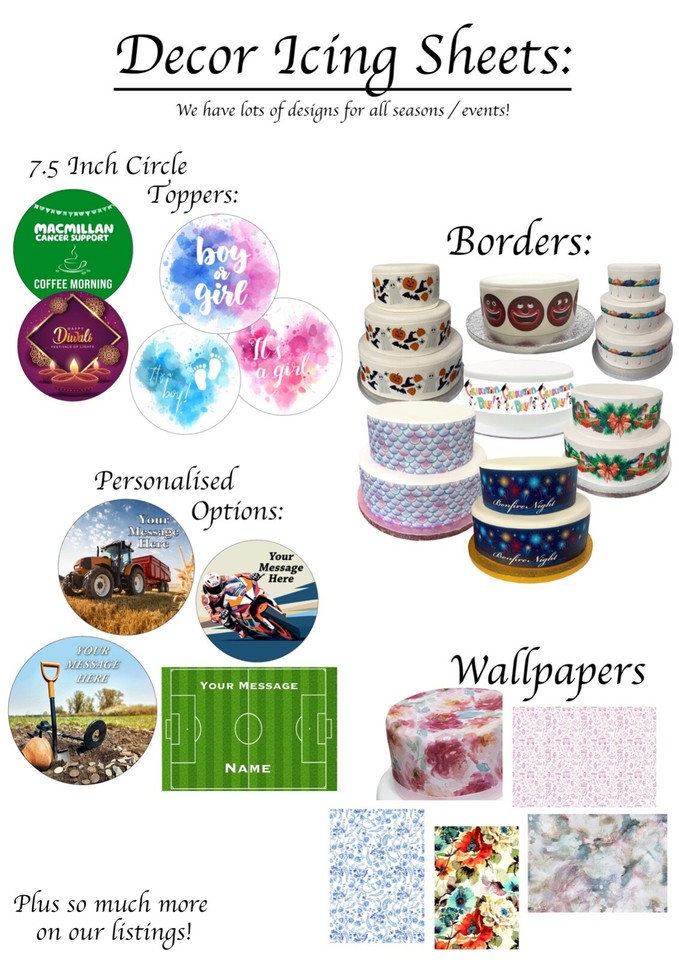 Cake Border Reggae Rastafarian Border A4 Edible Icing Sheet Cake ...