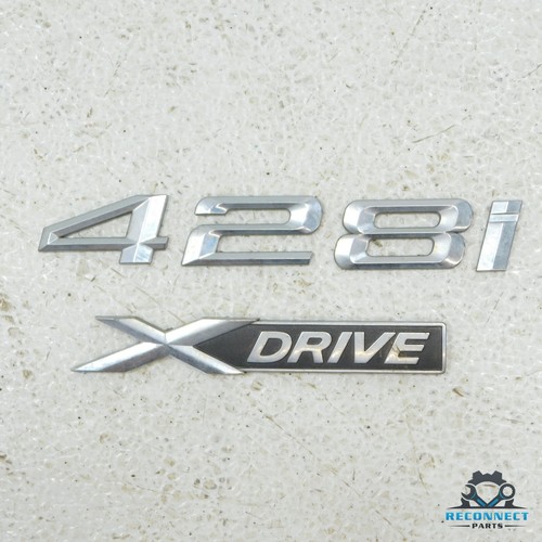 2014-2016 BMW 428i xDrive F32 Genuine Rear Deck Trunk Lid Emblem Badge ...