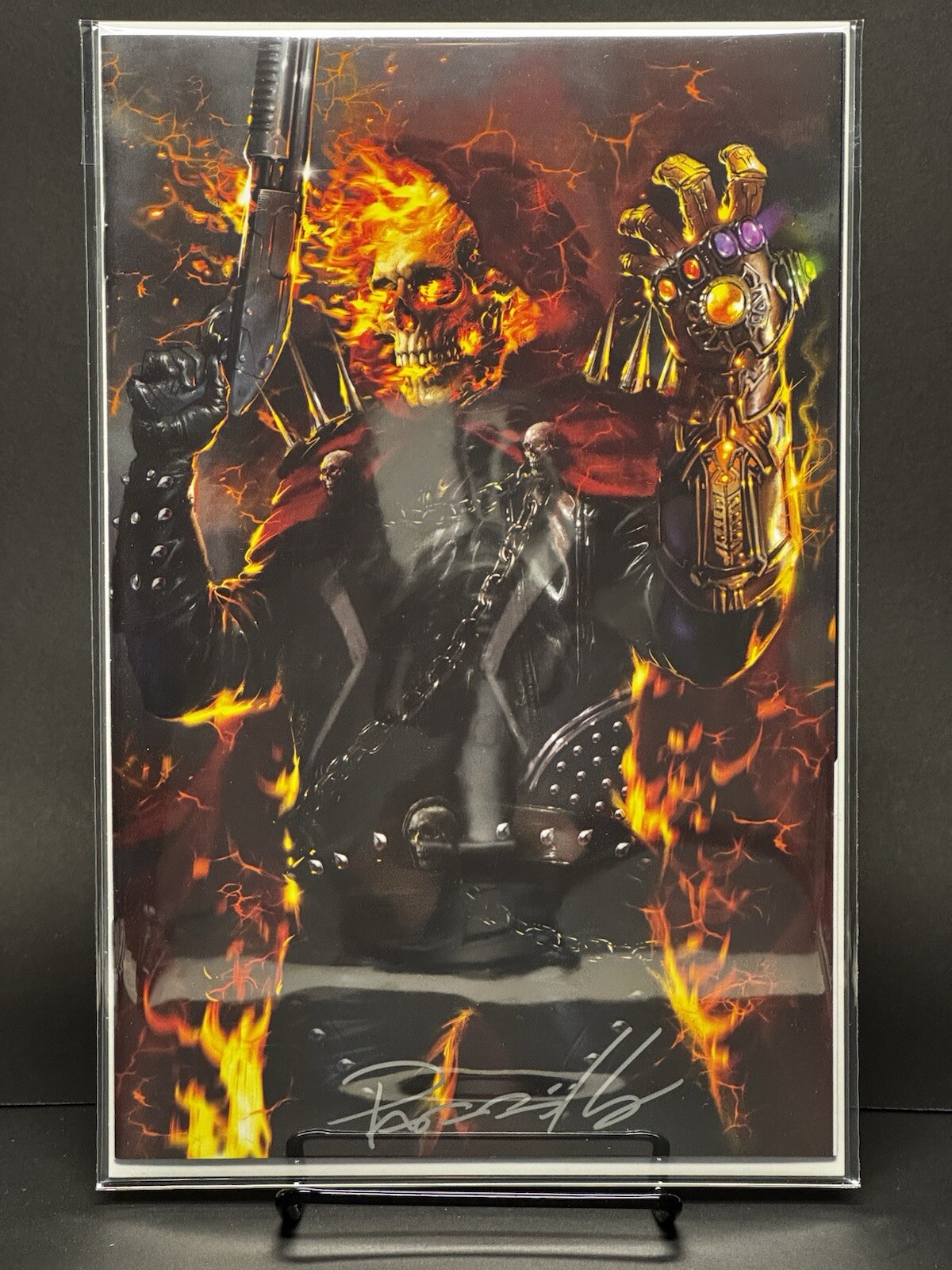 GHOST RIDER: FINAL VENGEANCE #2 SIGNED LUCIO PARRILLO EXCLUSIVE W/ COA ...