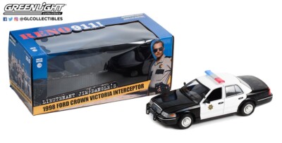 Greenlight 84162 Reno 911! 1998 Ford Crown Victoria Police 1/24 Diecast ...
