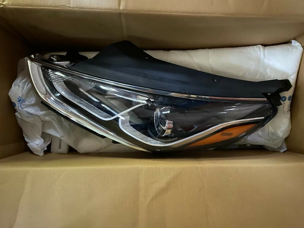 TYC 2018-2019 Hyundai Sonata Driver Side Halogen Headlight, 92101C2500 ...