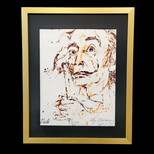 Leroy Neiman Portrait of Salvador Dali Signed in the Print Collectible ...