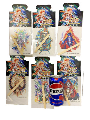 Set of 6 Rub on Temporary Horror Tattoos Transfers for Jeans | eBay