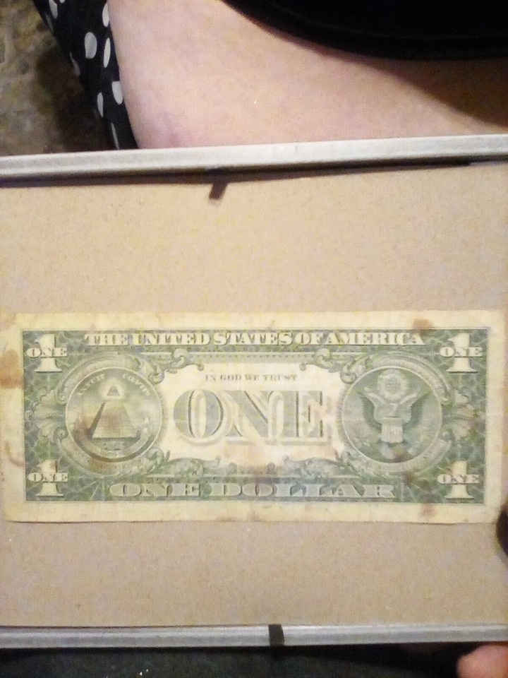paper one dollar 1957 silver certificate with no stars and blue seal ...