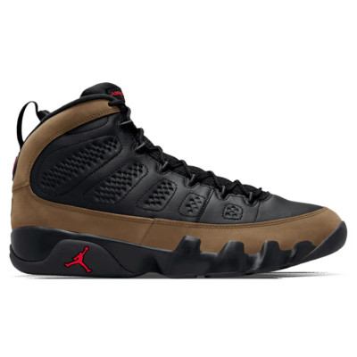 2024 Air Jordan Retro 9 'Olive' Black True Red Light Olive HV4794-030 ...