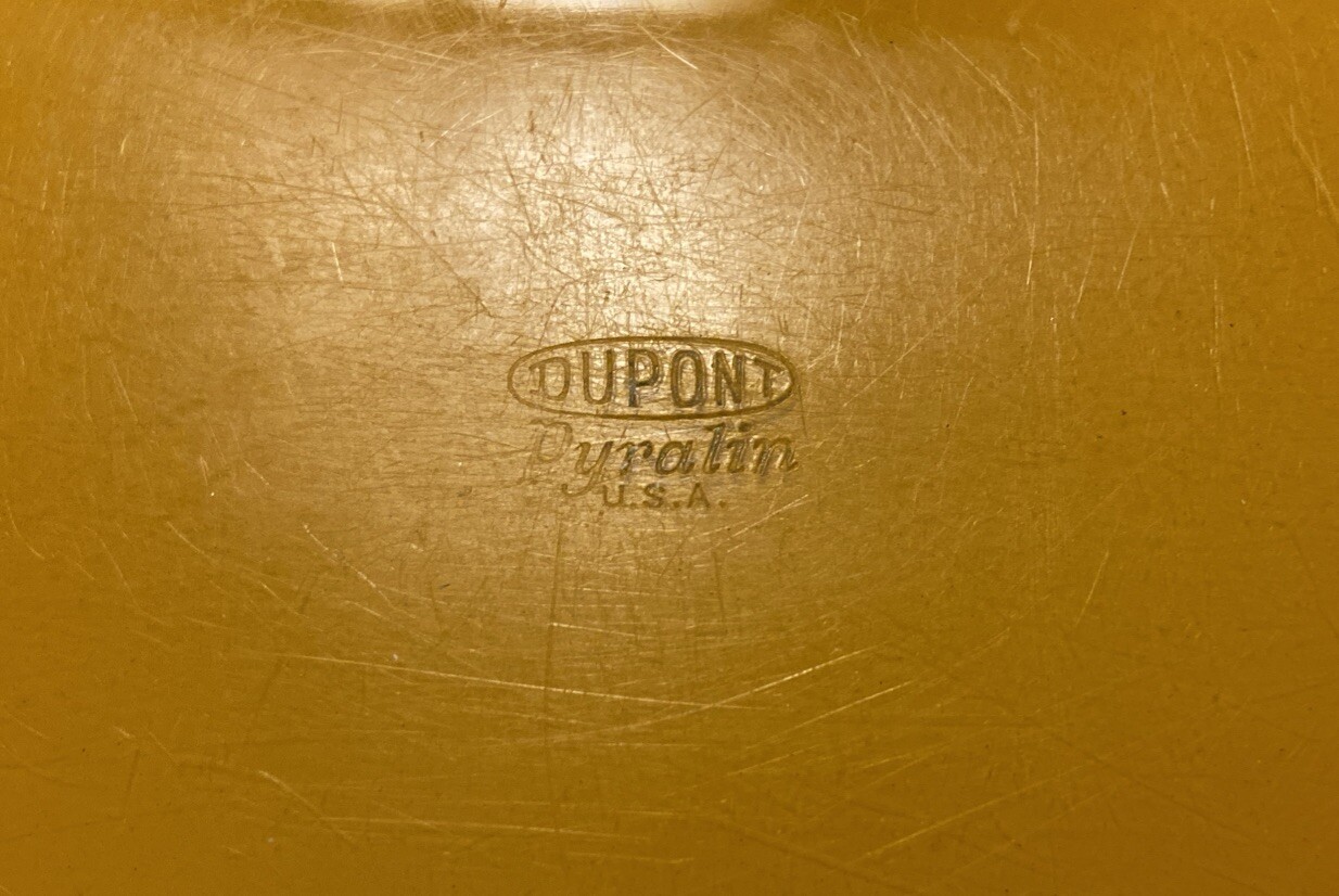 Vintage Pearlized Pyralin Celluloid Vanity Dresser Jewelry Trinket Box ...