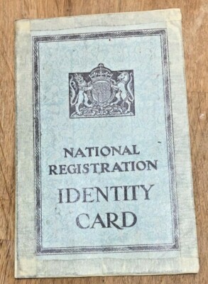 NATIONAL REGISTRATION IDENTITY CARD | eBay UK