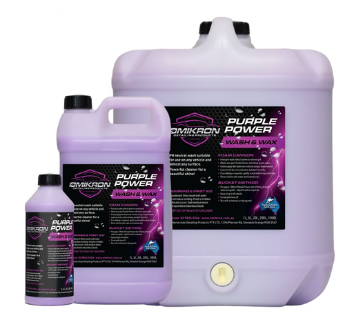Purple Power Wash and Wax - 20L | eBay Australia