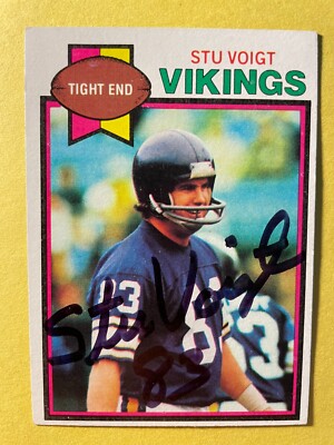 SIGNED STU VOUGT 1979 TOPPS CARD AUTOGRAPHED - VIKINGS | eBay