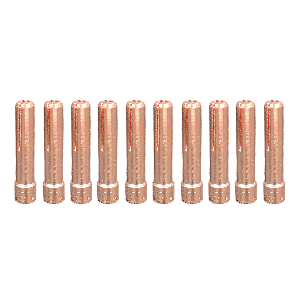 10-pk 10N23S 1/16" Tungsten Stubby Collet for TIG Welding Torch 17/18 ...