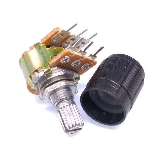 10 Units 10K B10K OHM Linear Taper Rotary Dual Potentiometer POT Black ...