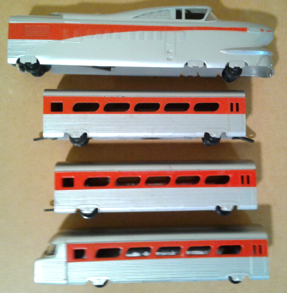 HO SCALE VARNEY GM-T1 AEROTRAIN DUMMY UNPOWERED MISSING PARTS & DETAILS ...