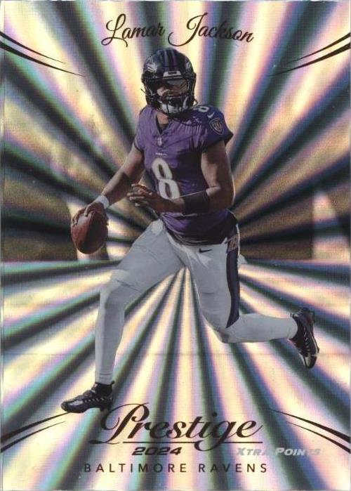 2024 Panini Prestige - Xtra Points Sunburst #20 Lamar Jackson for sale ...
