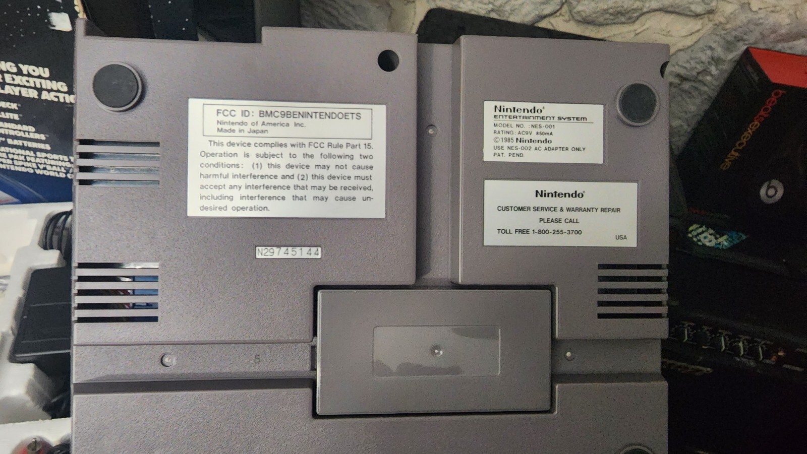 Nintendo Entertainment System NES Sports Set CIB Console Complete Box ...