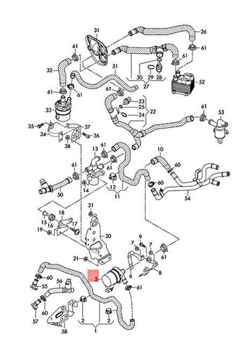 NEW AUDI VW A6 AVANT S6 QUATTRO A6L A7 SPORTBACK A8 COOLANT PUMP ...