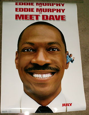 27x40 POSTER Eddie Murphy in Meet Dave COMEDY MOVIE THEATER | eBay