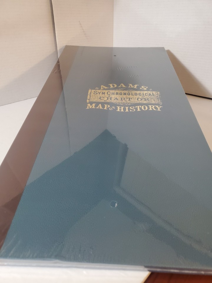 Adams Syn Chronological Chart or Map of History Foldout Timeline Book ...