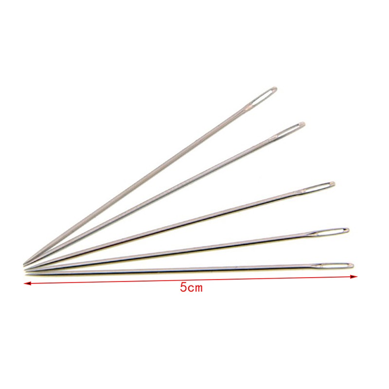 25PCS High Hardness Stainless Steel Sewing Needle Cross Sewing Clothes ...