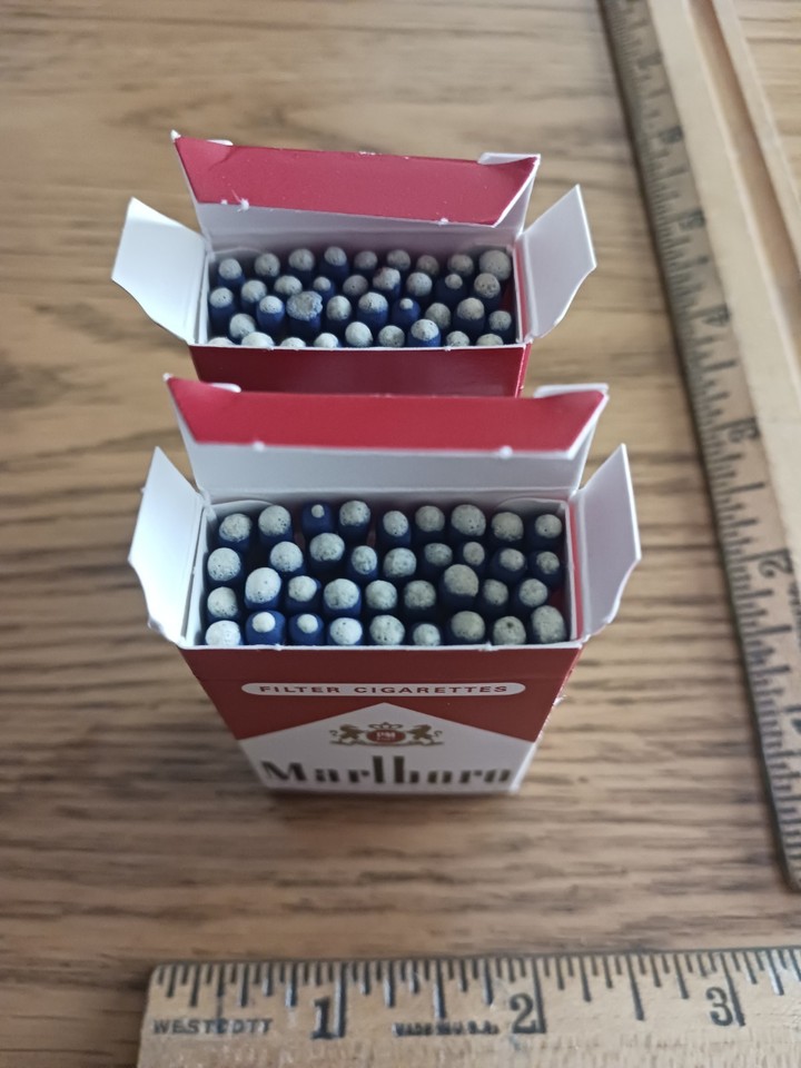 MARLBORO MINI CIGARETTE BOXES OF MATCHES LOT OF 2 BOXES FULL | eBay