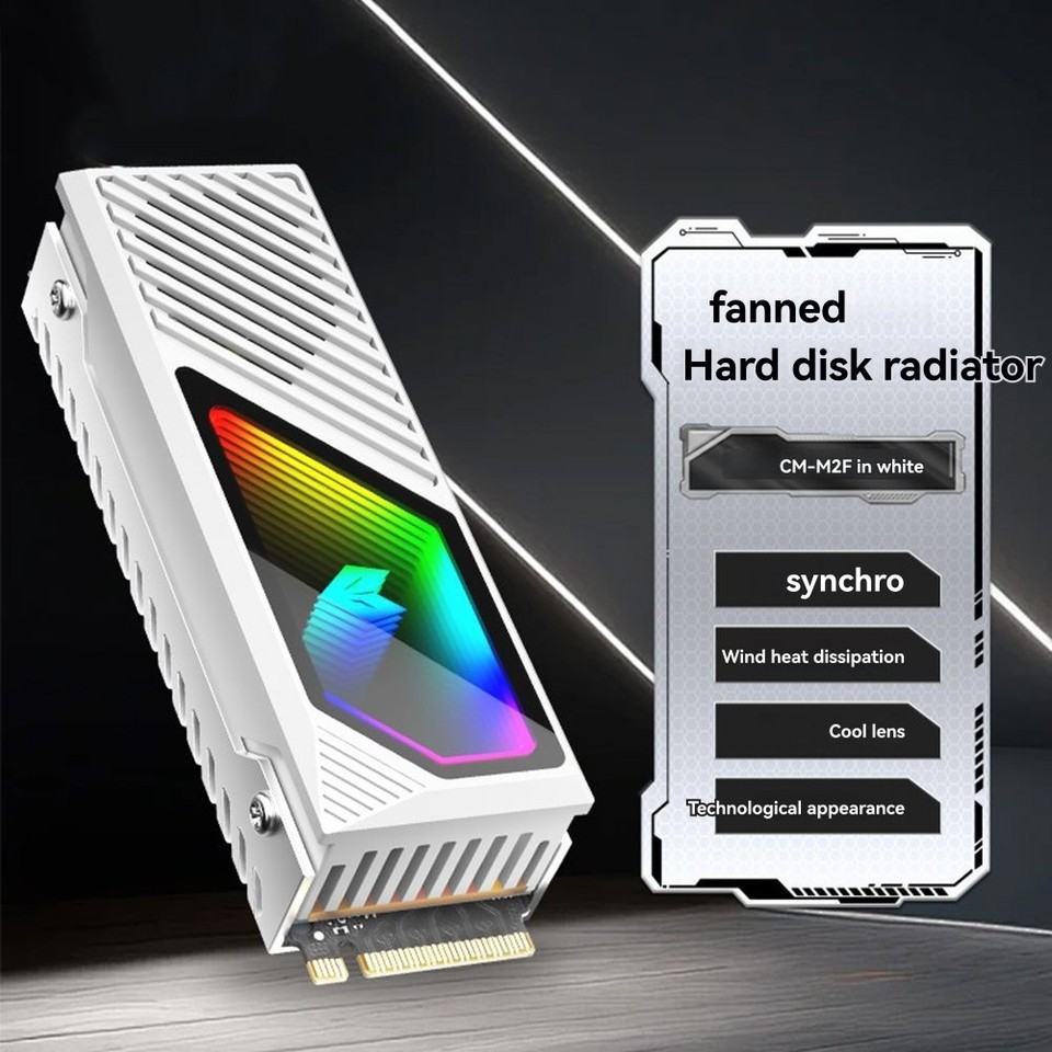M2 SSD HDD Cooler ARGB Solid State Drive Heat Dissipation Vest NVME ...